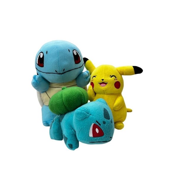 Pokémon, By Tomy | Toys | Pokmon Plush Set Of 3 Stuffed Animals | Poshmark